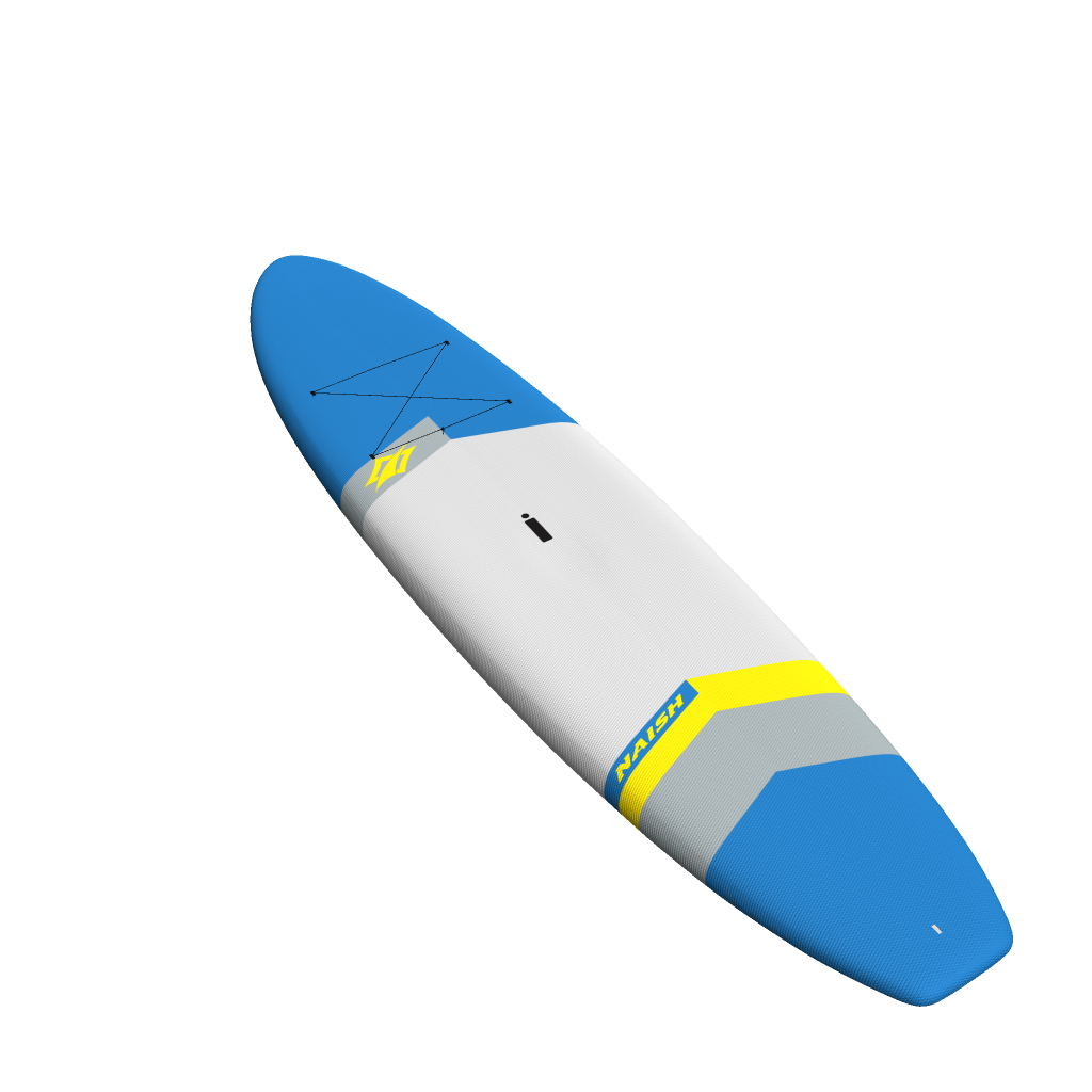 Naish Quest 11"2' Soft Top - SUP Harboard 2018 | Interactive 3D view